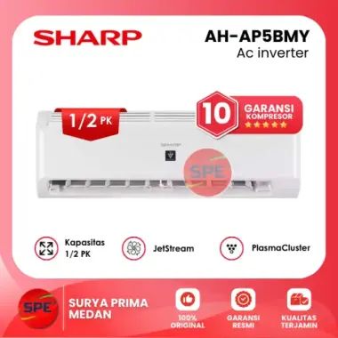 Jual Ac 1/2 Pk Sharp Standard Ah-a5zcy Garansi Resmi (medan) Di Seller ...