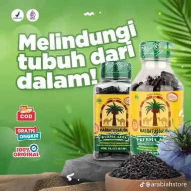 Jual Habbatussauda Kurma Ajwa 🏷️ 100% Original, Harga & Kualitas ...