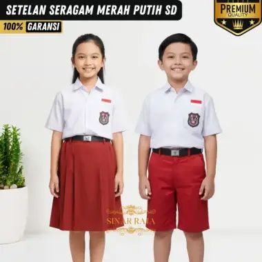 Jual Baju Seragam Merah Putih SD Kelas 6 Terbaik Juni 2026 - Harga ...