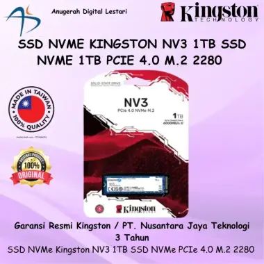 Ssd Kingston 1 TB Nvme M 2 🔥 Harga & Spesifikasi Terbaru Juni 2026
