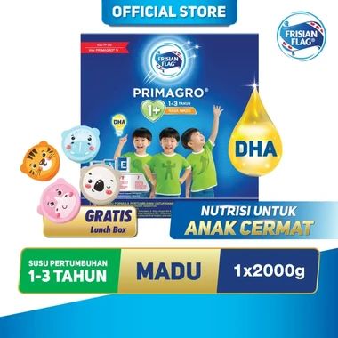 Promo Frisian Flag Primagro 1+ Madu 1000 Gr + 2000 Gr (1-3 Tahun) Susu ...