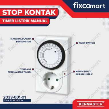 Harga Timer Listrik Manual Kenmaster Terbaru Okt 2025 | BigGo Indonesia