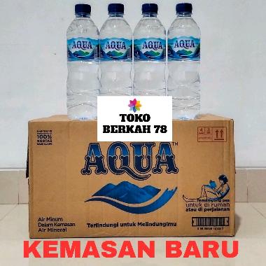 Jual Aqua Botol 600 Ml 1 Dus Terbaru - Harga Promo Februari 2024 | Blibli