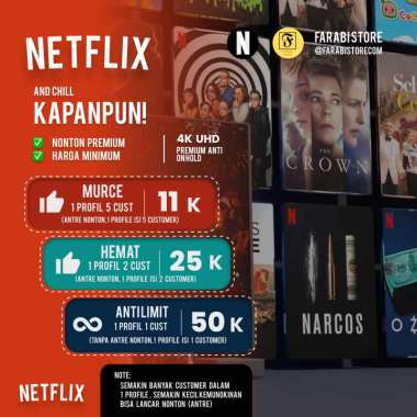 Netflix Premium - Netfilx Premium Terbaru Mei 2024 | Blibli