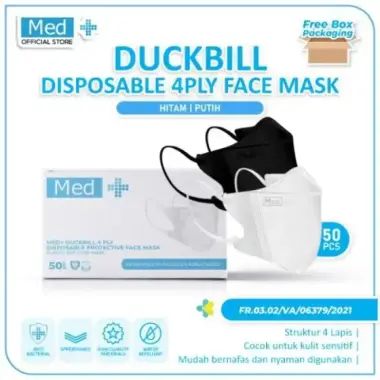 Masker Duckbil Face Mask Isi 50 Gratis Ongkir 🔥 Harga Murah Juni 2026