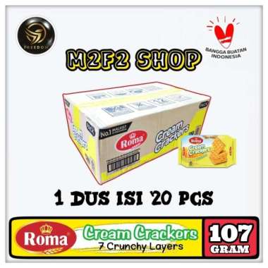 Jual Roma Cream Crackers 1 Dus Termurah - Harga Grosir Terupdate Hari ...