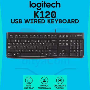 Daftar Harga Keyboard Logitech USB K120 🔥 Original & Spesifikasi ...