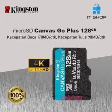 Daftar Harga Micro SD Card 128 GB Kingston 🔥 Original & Spesifikasi ...