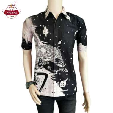 Jual Batik Wayang Lengan Pendek Model Terbaru - Harga Promo Agustus ...