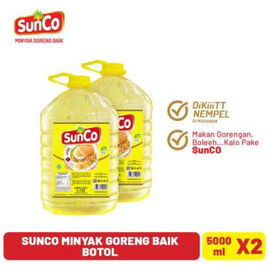 Promo Sunco Minyak Goreng Botol 5 L Diskon 23% di Seller SunCo Official ...