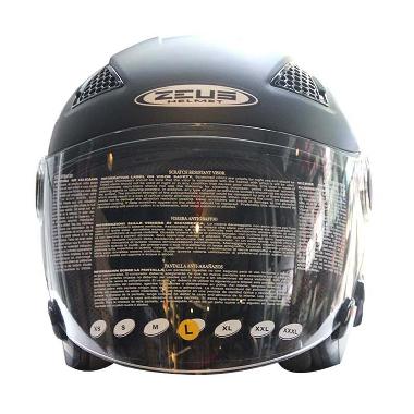 Jual Helm Zeus Half Face Black Matt Terbaru Dengan Harga Terbaik Di ...