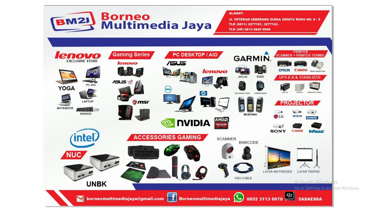 Toko Borneo Multimedia Jaya Online Original & Harga Terbaik | Blibli