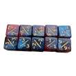 Promo 10x Acrylic Symbol Standard Teaching Tool Double Colors Six Sided ...