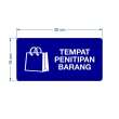 Jual RAMBU - RAMBU AKRILIK TEMPAT PENITIPAN BARANG 15X20CM SIGNAGE di ...