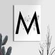 Jual Dekorasi Inisial Nama Huruf M Rumah Kamar Hiasan Frameless Dinding ...
