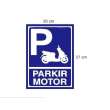 Jual Stiker Vinyl Lokasi Tempat Parkir Motor Safety Sign Office Pabrik ...