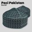 Jual kopiah peci pakistan bordir warna abu - abu motif bulat - bulat ...