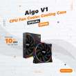 Jual Aigo V1 CPU Fan Cooler Cooling Case Rainbow RGB LED 120mm - Black ...