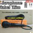 Jual TOA MIC KABEL 7 METER MIKROPHONE HANDLE DYNAMIC KARAOKE BAHAN FULL ...