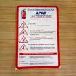 Jual Stiker K3 Rambu Safetycara Penggunaan Apar Uk 20x30cm Rambu K3 Di ...