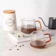 Jual coffee server V60 vertical grain / teko kopi kaca motif garis lurus - VERTICAL 500ML di ...