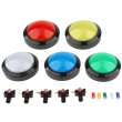Promo Dome Shaped Jumbo LED Illuminated Self-resetting Push Button Switch DIY Diskon 29% di ...