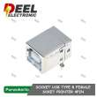 Jual SOCKET USB TYPE B FEMALE 4PIN SOKET PRINTER BETINA KONEKTOR TIPE B ...