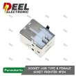 Jual SOCKET USB TYPE B FEMALE 4PIN SOKET PRINTER BETINA KONEKTOR TIPE B ...