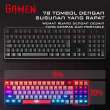 Jual GAMEN Titan Elite Mechanical Pluggable Switch Blue Gaming Keyboard ...