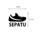 Jual Stiker Nama Sepatu Lemari Pakaian Laci Cabinet Rak Kaizen Sticker ...