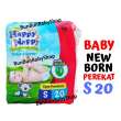 Jual PEREKAT Happy Nappy S20 Perlengkapan Bayi Baru Lahir Diapers Baby ...