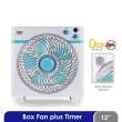 Promo COSMOS 12-BFE.T ONY Kipas Angin Meja (Box Fan Timer) Pengusir ...