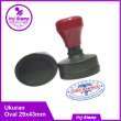 Promo Cetak Stempel Otomatis 2 Warna Bentuk Oval Ukuran Standar Cap ...