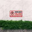 Jual Rambu Plang Dilarang Parkir Di Depan Pintu 40 x 20 cm Plat ...