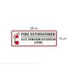 Jual Stiker Vinyl Lokasi Tempat Fire Extinguisher Apar Safety Sign ...