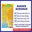 Jual Banner Spanduk Sepanduk Backdrop Kedai List Daftar Harga Es Teh ...
