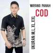 Jual Hem batik premium pria dewasa wayang panah hitam baju seragam ...