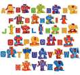 Jual JOYIN Alphabet Robots Toys for Kids, ABC Learning Transformers ...