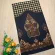 Jual Kain Batik Motif Gunungan Coklat - Gunungan Wayang warna hitam ...