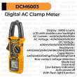 Promo Digital Clamp Meter (ac/dc 6000 Count) Ingco Dcm6003 Tang Ampere ...