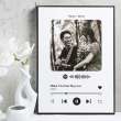 Promo Spotify Song Poster | Wall Art | Custom | A4 A3 Print Frame ...
