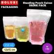 Jual DRINKPACK 250ML STANDING POUCH PLASTIK KLIP CAIR MINUMAN ZIPPER ...