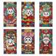 Jual 6Pcs Chinese Red Envelopes Cartoon 2023 Year of The Rabbit Red ...