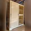 Jual Lemari Pakaian Cat Duco Sliding Kayu Jati 2 Pintu Almari Mebel ...