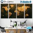 Promo Hiasan Dinding Wall Decor Desain Peta Dunia World Map Minimalis ...