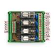 Promo 4-way 24v relay module expansion board with optocoupler isolation ...