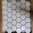 Jual Mozaic Keramik/Mozaic Hexagonal/Mozaic Doff Putih Polos/Satuan ...