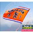 Promo BENDERA SEPAK BOLA BELANDA OREN HOLLAND Kain Katun Ukuran Jumbo ...