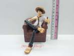 Promo One Piece Monkey D Luffy Sitting Sofa Anime Action Figure 1 pcs ...