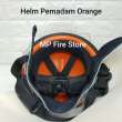 Jual FIRE HELMET HELM DAMKAR ORANGE PEMADAM KEBAKARAN FIBER TAHAN PANAS ...